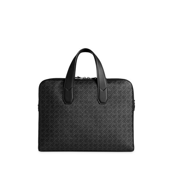 Dunhill | Bags | Dunhill Mens Black Slim Signature Document Logo Dust ...